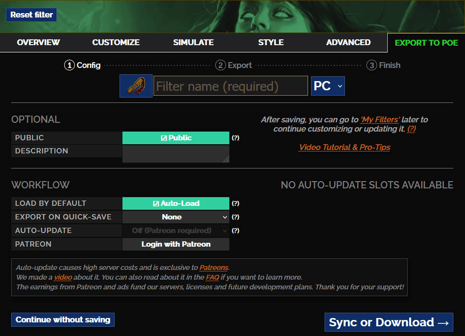 PoE Loot Filter Guide [Patch 3.27]